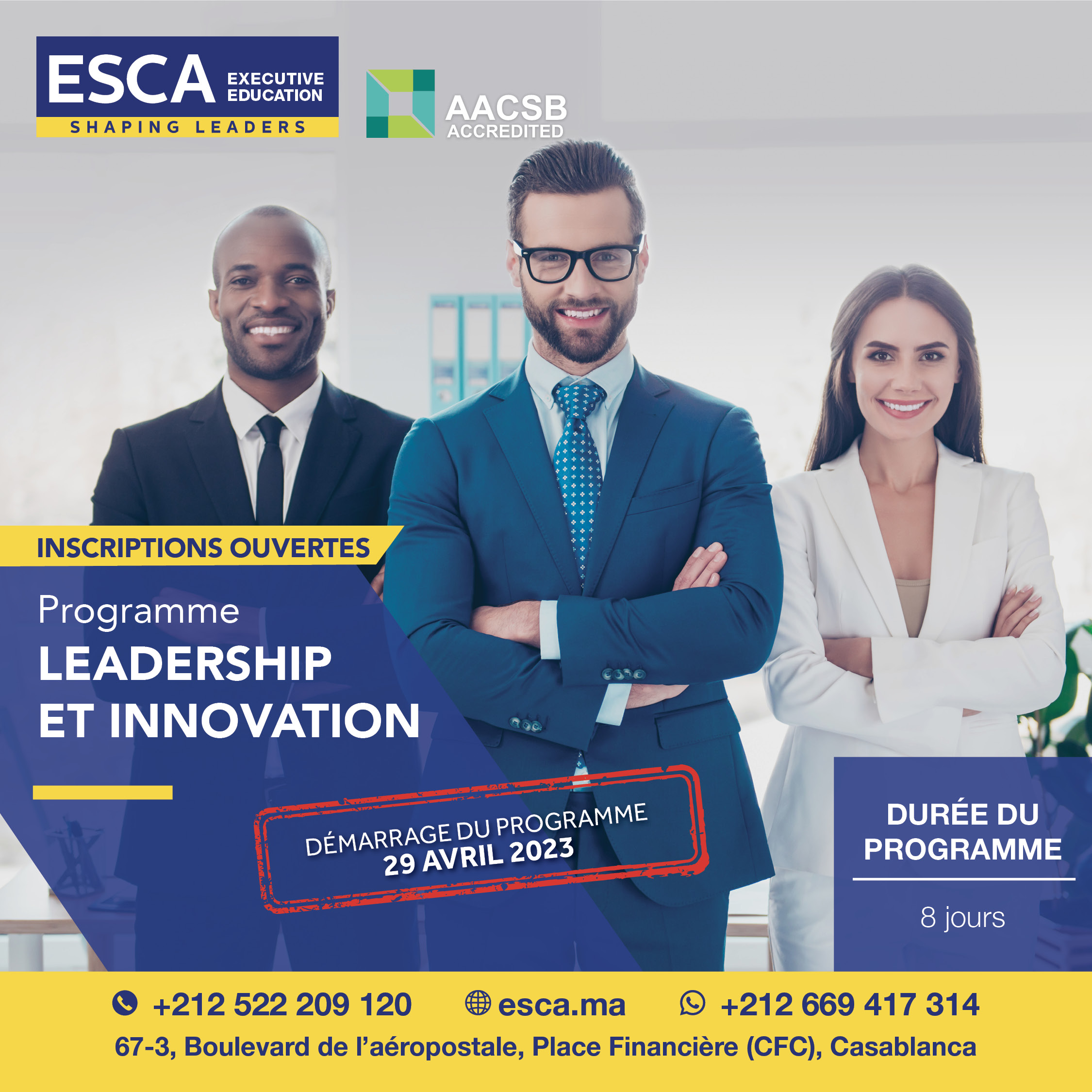 ESCA Ecole de Management | Programme Leadership & Innovation